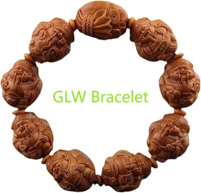 1.7*2.5cm Olive Carved Core Red Material God of Wealth Olive Hu Zhaocai ...