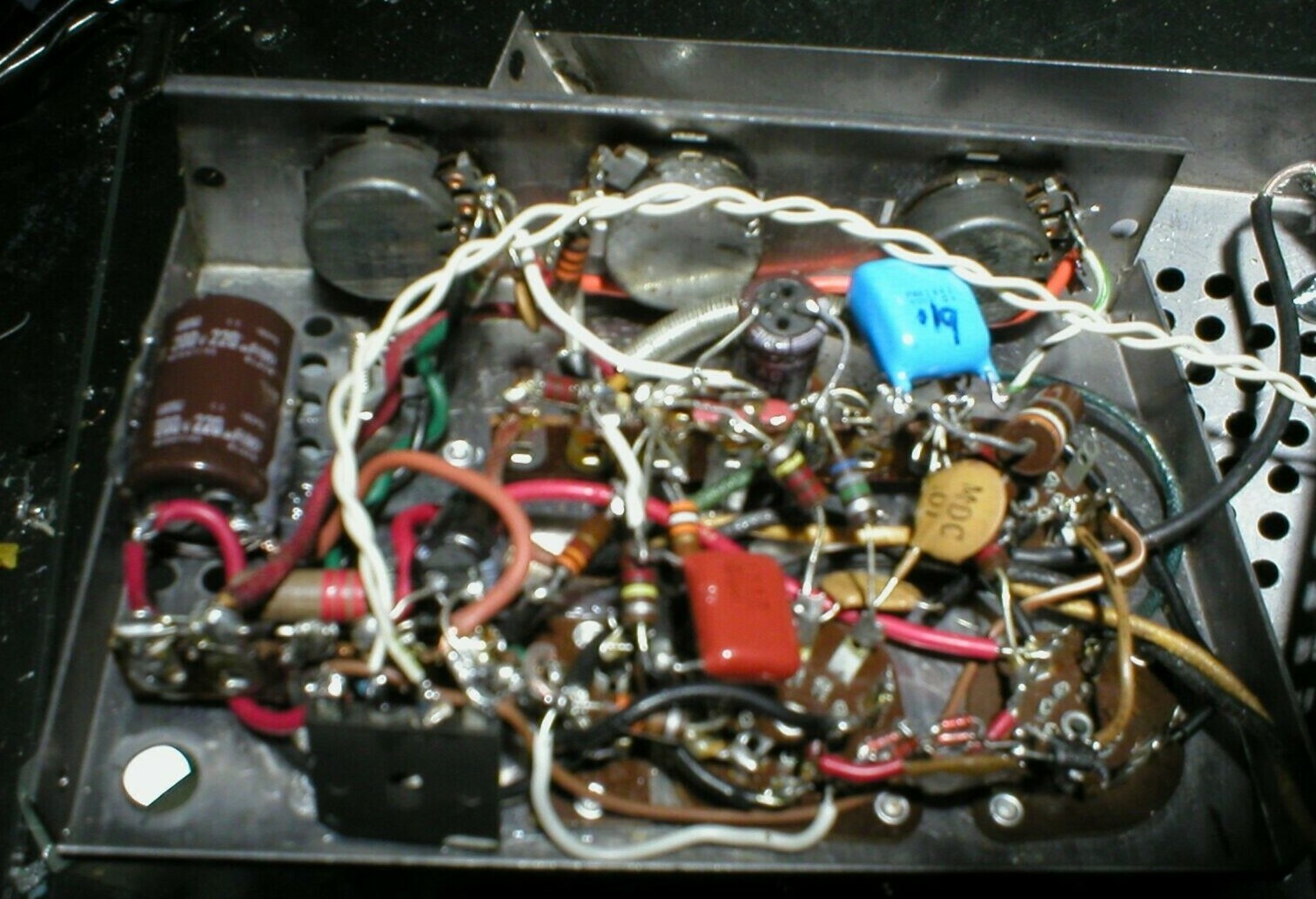 Vintage Tube Amplier Repurposed CBS 12AX7 + 2x 50C5's Push Pull ...