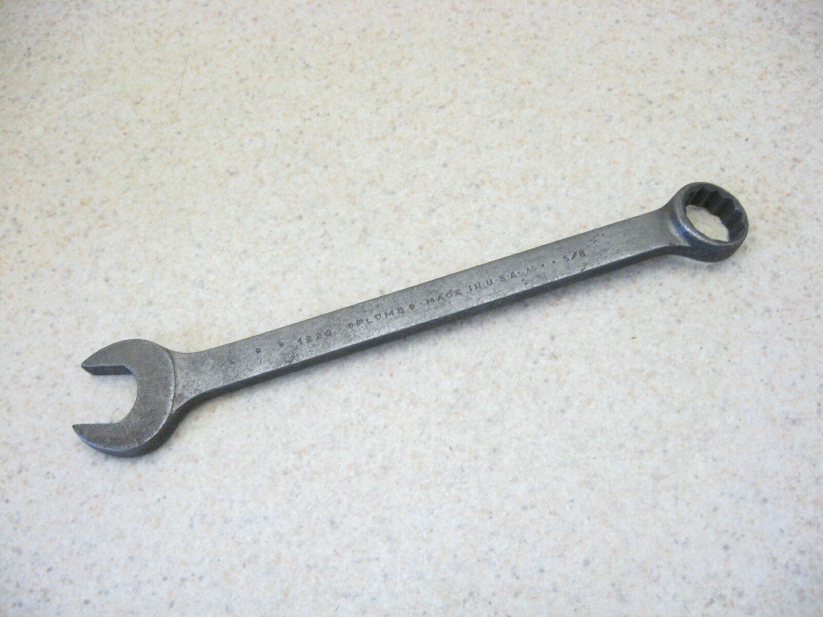 Vtg Plomb Tool 1220 5/8" Combination Open Box End Wrench AC-code WW2 ...