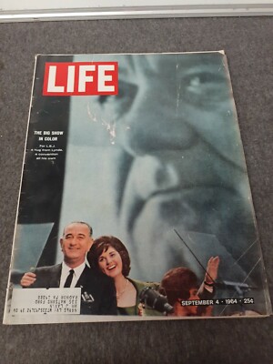 Vintage September 4, 1964 Life Magazine - LBJ at Convention on Cover | eBay