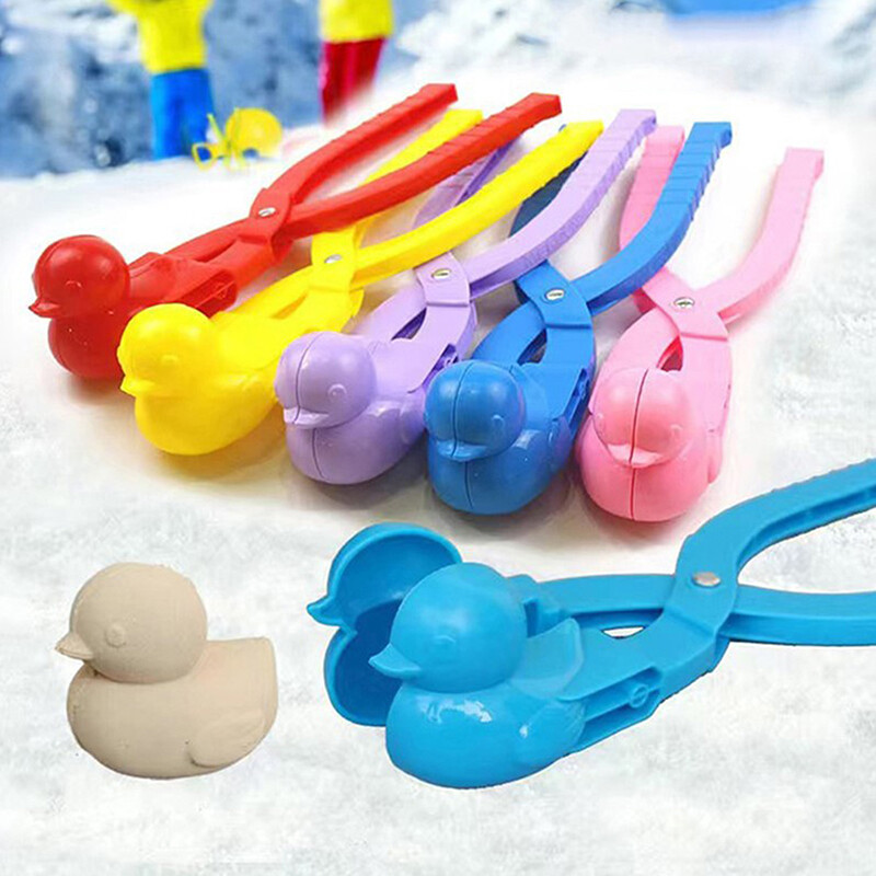 Duck Shaped Snowball Maker Clip 1pcs Children Outdoor Winter Snow Mold ...