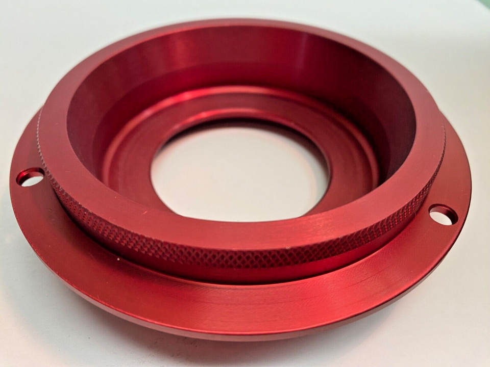 98mm Aft End Closure Red Anodized Aluminum-Rocket Motor Casing ...