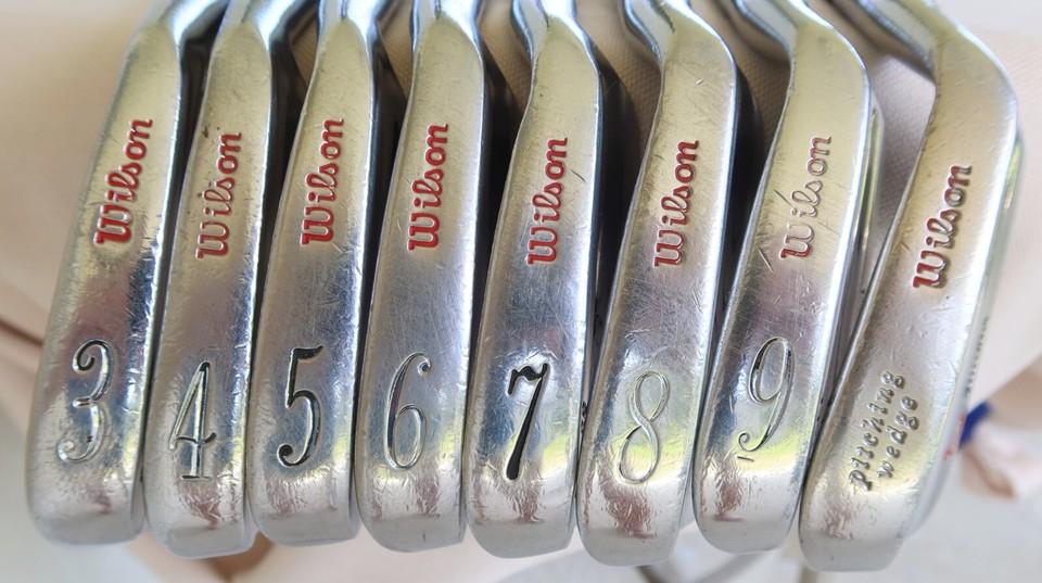 Wilson Staff Goose-Neck Iron Set 3-PW / Regular Flex Steel / RH | eBay
