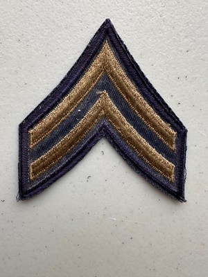 Original WWII US Army Corporal Chevron Patch - (M0407) | eBay