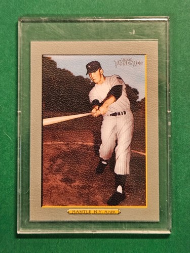 2006 TOPPS TURKEY RED #586 MICKEY MANTLE NEW YORK YANKEES BASEBALL MLB ...