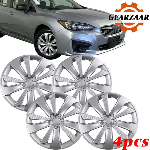 4pcs For Subaru Impreza 17-23 16in Silver Hubcaps Wheel Cover Hub Cap ...