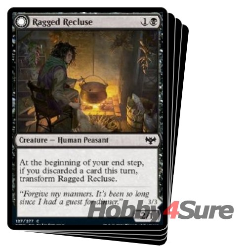 Ragged Recluse X4 M/NM Magic: The Gathering MTG Innistrad: Crimson Vow ...
