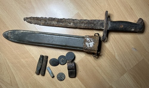 US WW2 WWII Relics Lot Dug Artifacts Collection Original Finds World ...