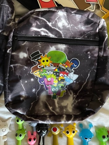 HUGE Lot 200+ Sprunki Figures Backpack Birthday Plush Shirt Horror ...