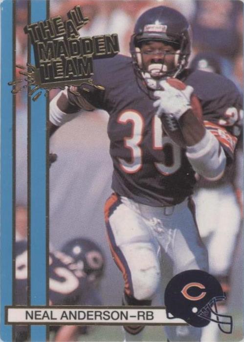 1990 Action Packed The All-Madden Team - Neal Anderson #16 for sale ...