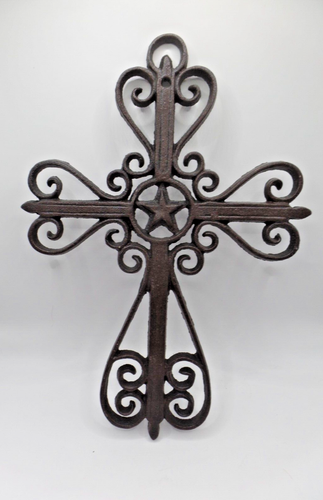 Cast Iron Victorian Style CROSS Rustic Ranch Western Country Decor | eBay