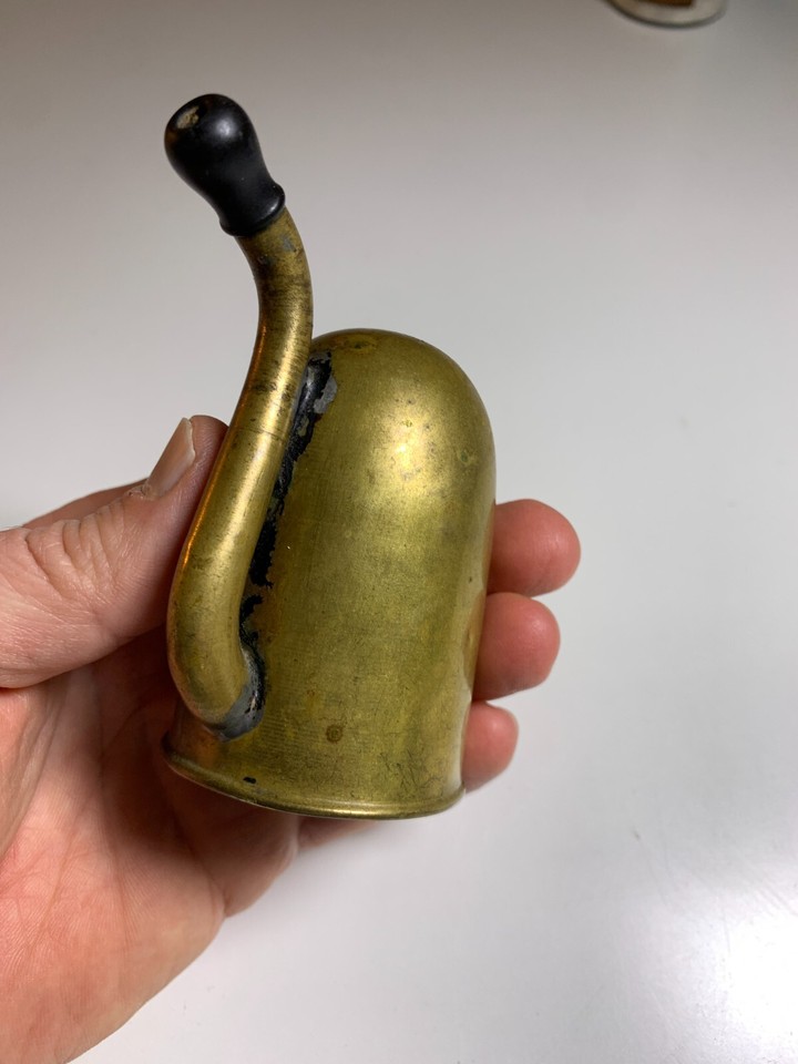 Rare BRASS Antique Metal Hearing Aid Aids Device Horn Trumpet London ...