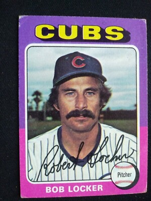1975 Topps Baseball Card # 434 Bob Locker - Chicago Cubs | eBay