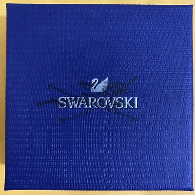 AUTHENTIC GENUINE SWAROVSKI SWAN MARKED TAG CRYSTAL NECKLACE 17” LONG ...