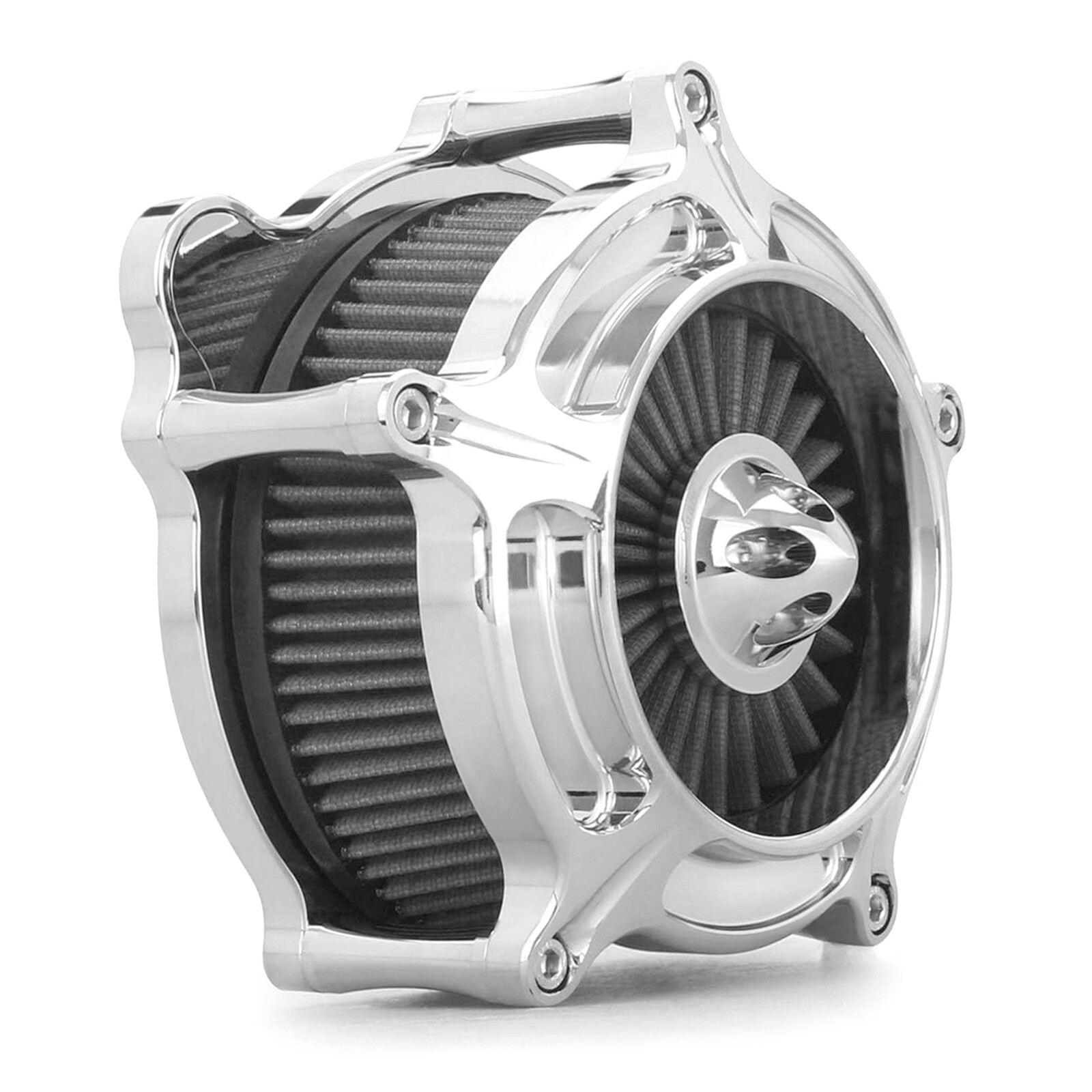 Chrome air intake cleaner For Harley Sportster XL iron 883 XL1200 1991 ...