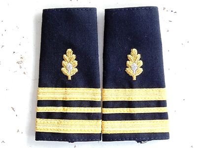 USN NAVY O-4 LT COMMANDER SERVICE DRESS SLIP-ON EPAULET SHOULDER SLIDE ...