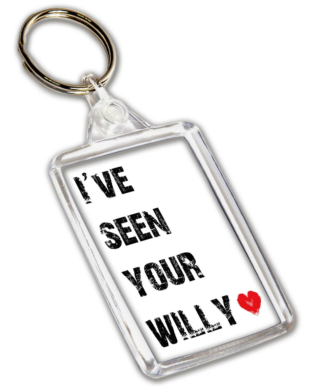 Seen Your Willy Keyring Funny Rude Valentine's Day Birthday Anniversary ...