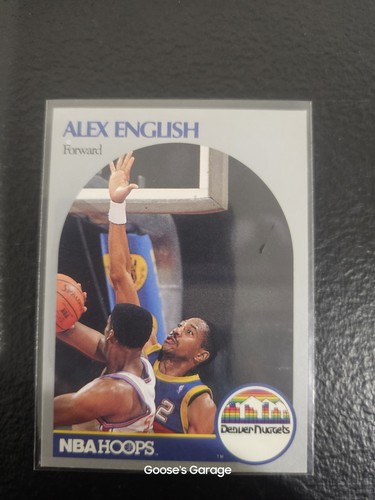 1990-91 Hoops Alex English #94 Denver Nuggets Basketball Card NBA | eBay