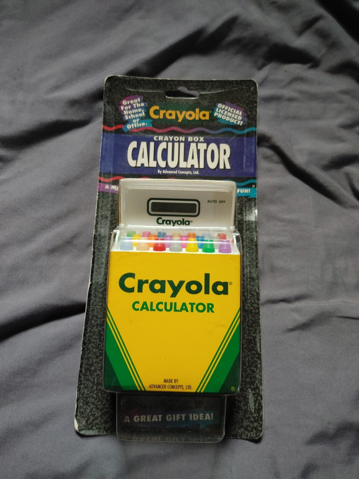 Vintage Crayola Crayon Calculator 1994 Advanced Concepts for sale ...