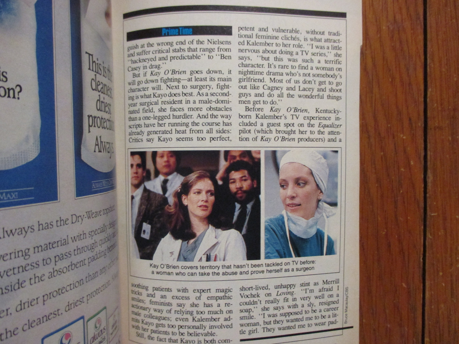 No-1986 TV Guide(PATRICIA KALEMBER/DR.KAY O'BRIEN/FRESNO/CAROL BURNETT ...