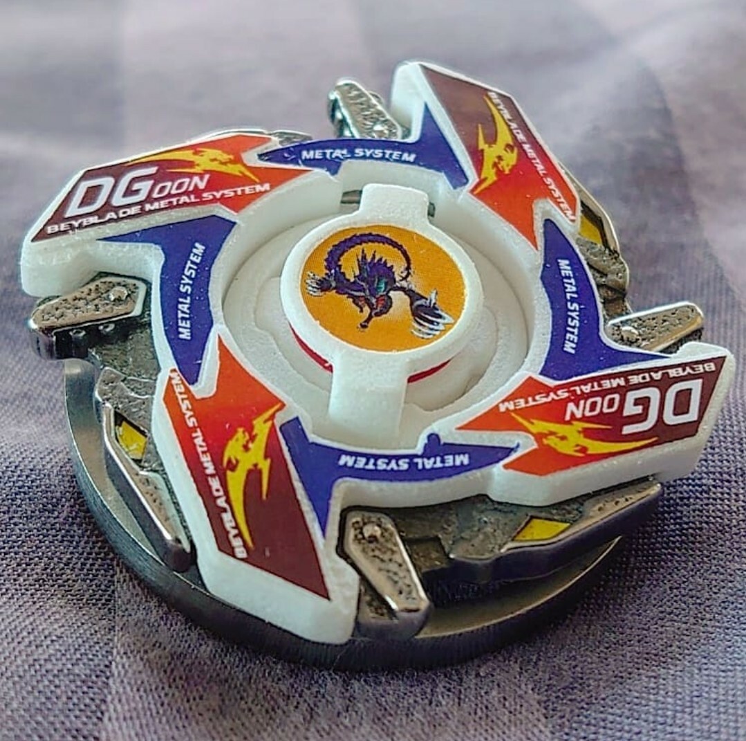 Precut Redesigned Sticker Sheet Only For Beyblade HMS Dragoon MSUV ...