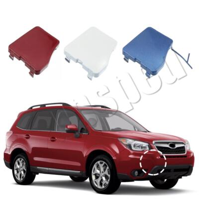 Front Bumper Tow Hook Hole Eye Cover Cap For Subaru Forester 2014-16 ...