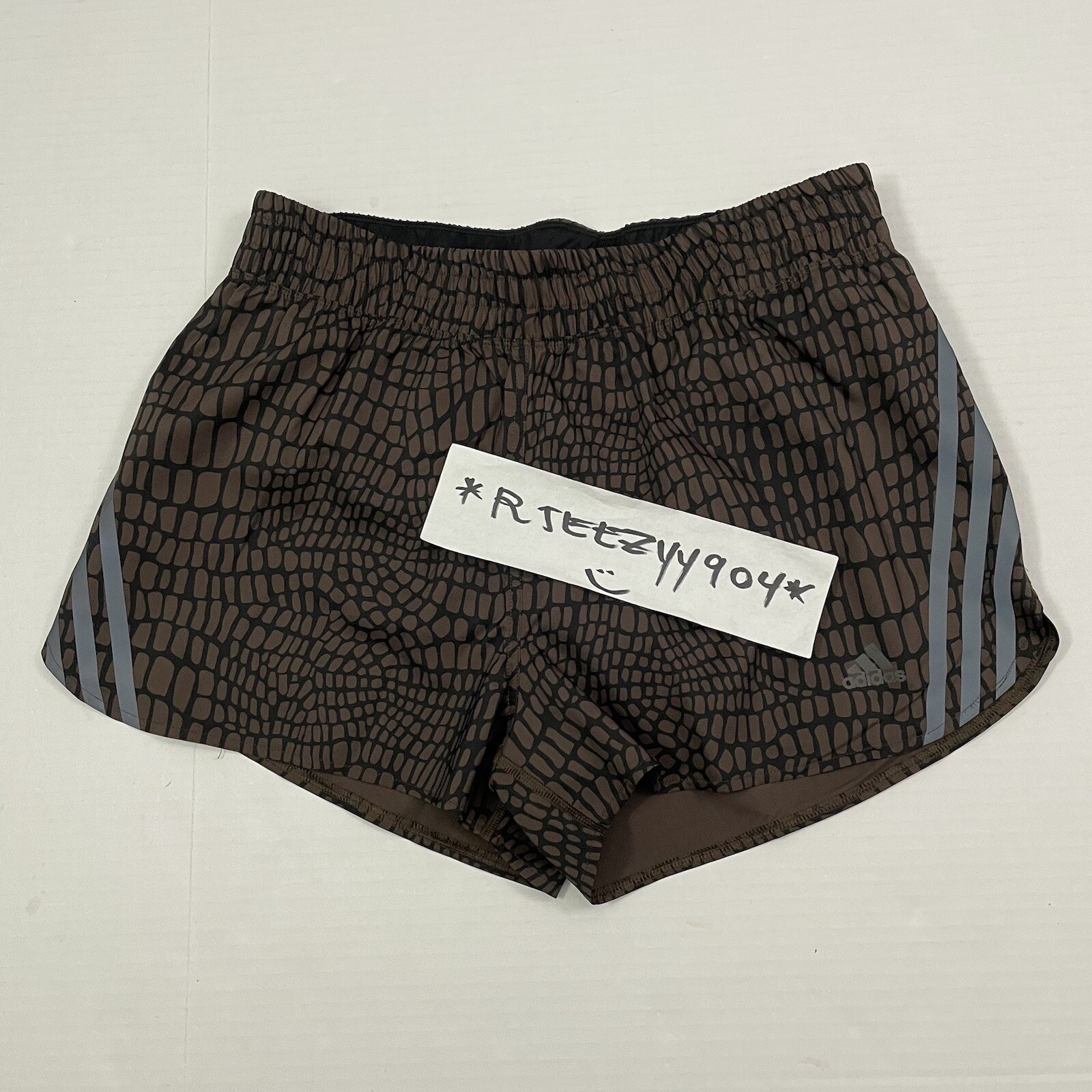 $60 Womens Size M Adidas Run Icons Crocodile Print 3" Brown Lined ...