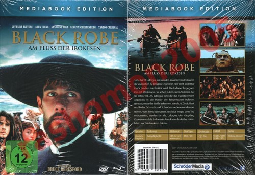 Blu-Ray+DVD BLACK ROBE (1991) Lothaire Bluteau Sandrine Holt Region B/2 ...