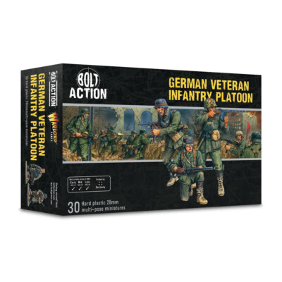 German Veterans Infantry Platoon Bolt Action Warlord | eBay