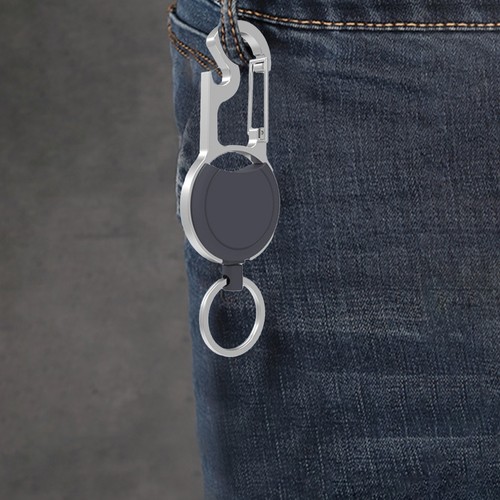 Key Ring Elastic Anti-loss Mountain-climbing Backpack Key Holder Zinc ...