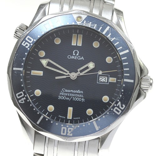 OMEGA Seamaster300 2541.80 Date Navy Dial Quartz Men's Watch_810406 | eBay