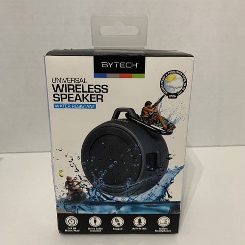 BYTECH Universal Wireless Speaker Water Resistant Rechargeable | eBay