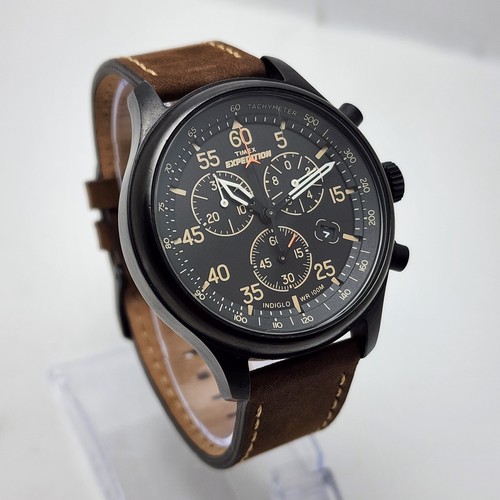 Timex Expedition T49905 Chronograph Military Field Indiglo WR 100M Date ...