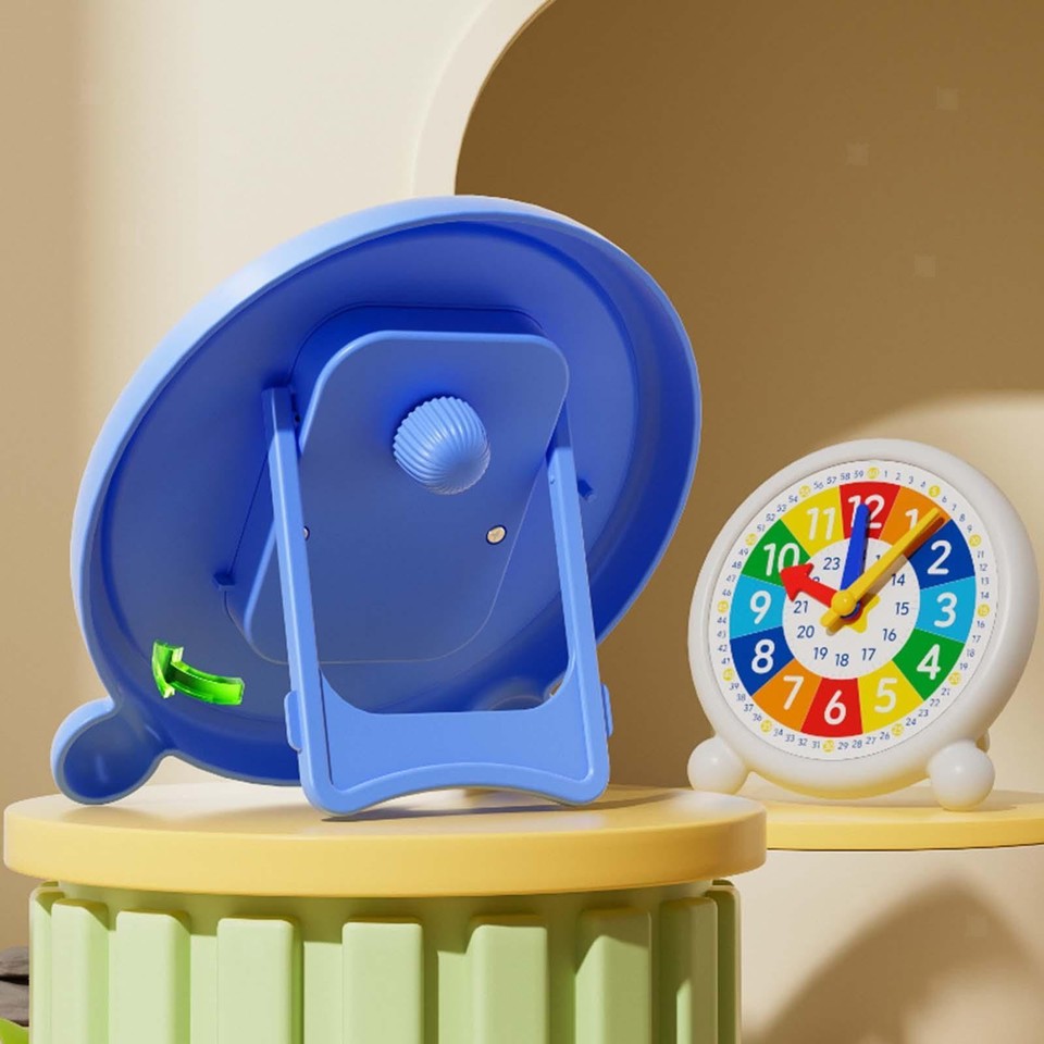 Learn Clock Toy Analog Teaching Clock Time Activity | eBay Australia