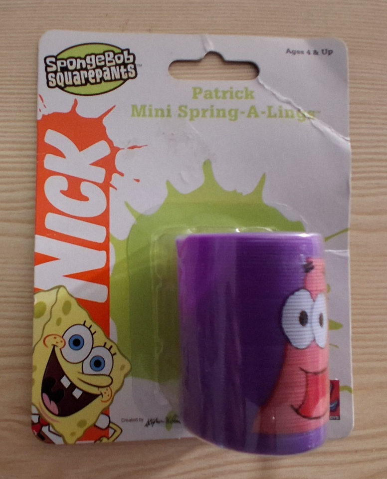 Nickelodeon Patrick Star 6.5" Plush + Wall Walker + Mini Spring Gift ...