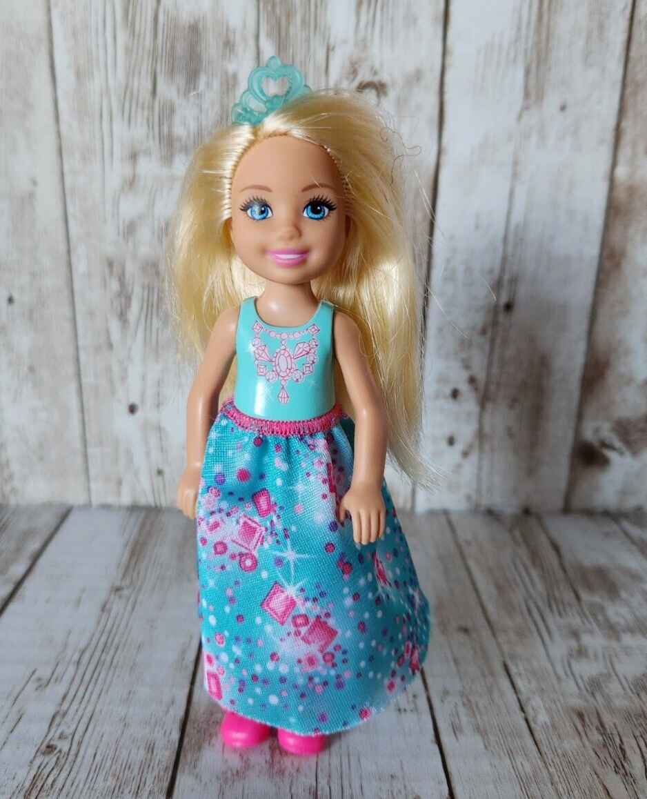 Barbie Dreamtopia Kelly Chelsea Pink Blue Princess Doll | eBay