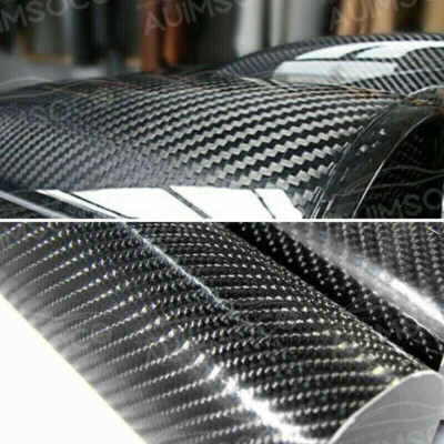 Car Parts Stickers Carbon Fiber Vinyl Wrap Film Interior Control Panel ...