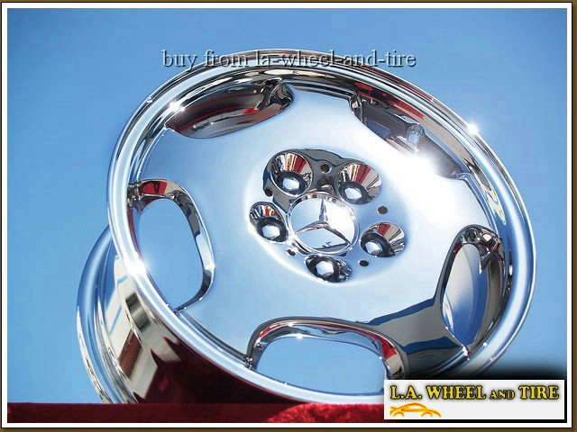 SET OF 4 CHROME 16" MERCEDES BENZ E300 E320 E420 E430 OEM WHEELS RIMS ...