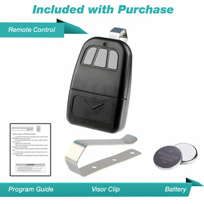 For Wayne Dalton Garage Door Opener Remote 309884 3910 Replaces 297132 ...