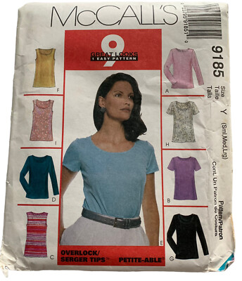 New Vintage McCall's 9185 Uncut Misses' Sewing Pattern Size S M L | eBay