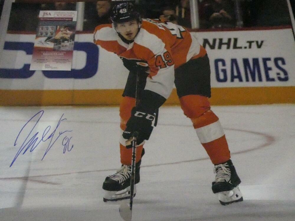 Joel Farabee Philadelphia Flyers Signed 8x10 Photo JSA 2