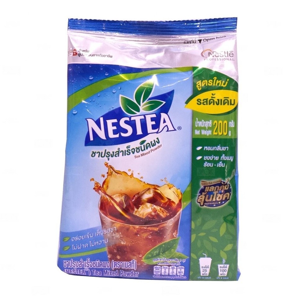 N26 Nestle Instant Mix Iced Tea Powder Nestea Unsweetened Tea No Sugar ...
