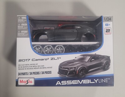 Maisto 1:24 2017 Chevrolet Camaro ZL1 Assembly Car Diecast Model Kit ...