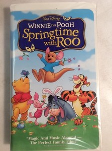 Winnie the Pooh Springtime with Roo VHS 2004 Clamshell VHSshop.com ...