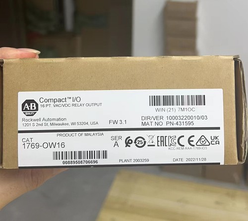 Factory Sealed AB 1769-OW16 CompactLogix Relay Output Module 1769OW16 ...