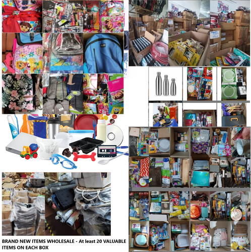 20 New Items Mixed Box JOBLOT Wholesale Stock Clearance UK Seller RRP £ ...