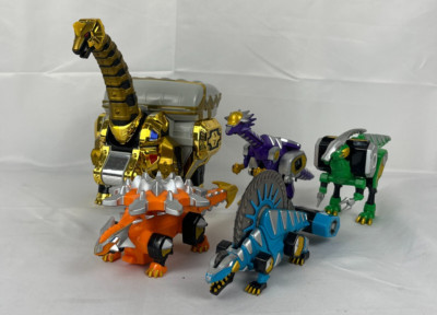 Power Rangers Dino Thunder Abaranger DX Bakuryuu Brachio Megazord 5p ...