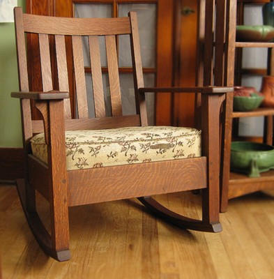 1900-1950 - Mission Oak Rocker - Vatican