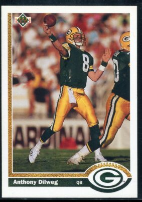 1991 Upper Deck Football Anthony Dilweg #214 Green Bay Packers | eBay