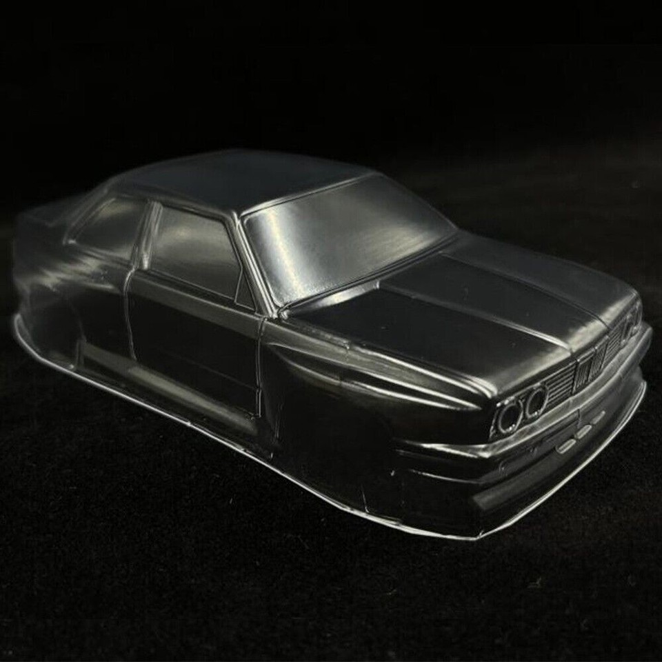 For 1/28 BMW E30 M3 Clear RC Body Shell For 1/28 RC Drift Cars MST ...